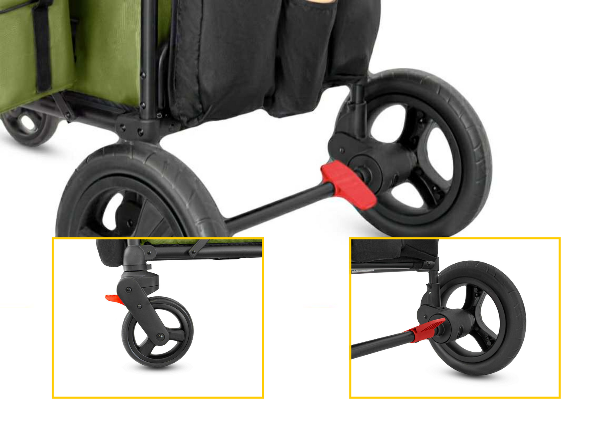 Skippy Commodore Stroller Wagon – All-terrain, all-in-one family ride.